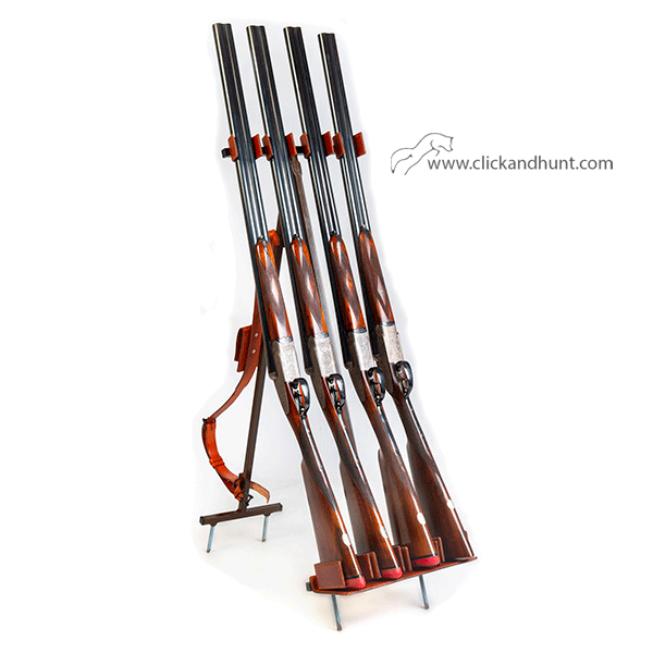 Escopie - Reposa Escopetas para Ojeo (4 Armas) | Click&Hunt